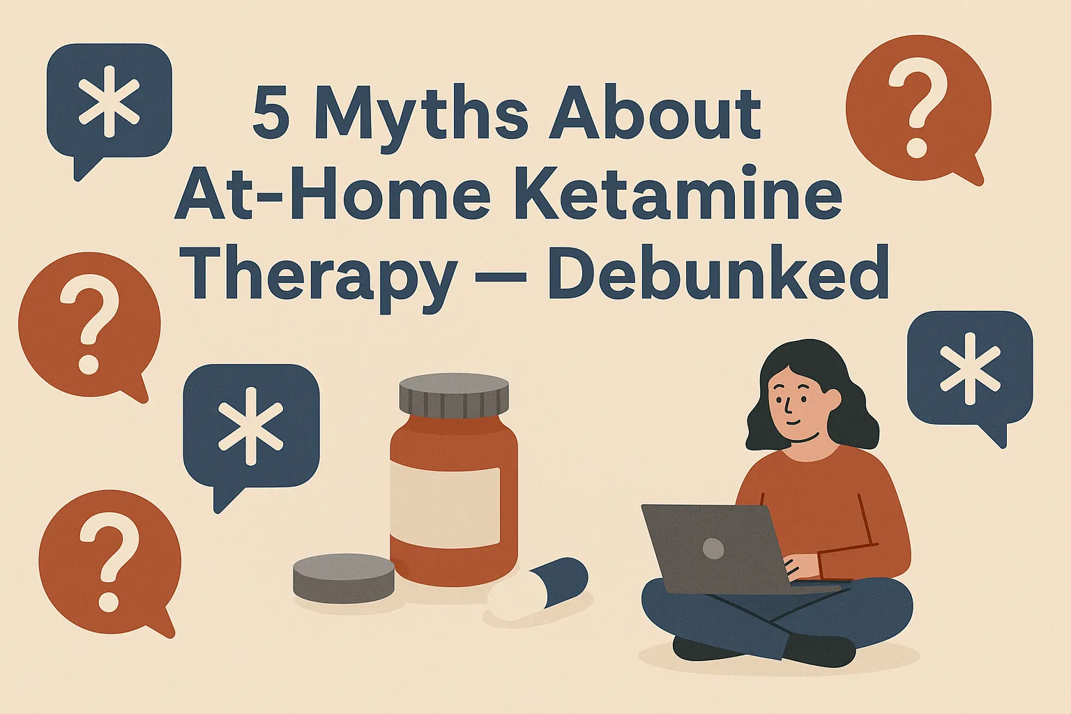 5 Myths About At Home Ketamine Therapy Debunked | Almadelic